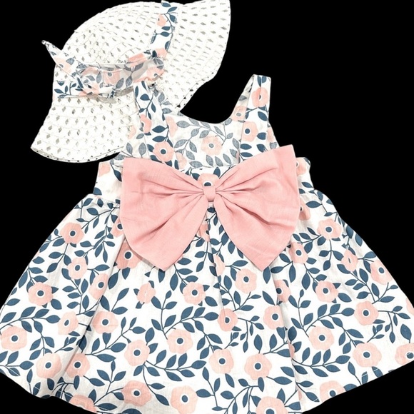 Dresses | New Girl 12 Month Dress With Hat | Poshmark